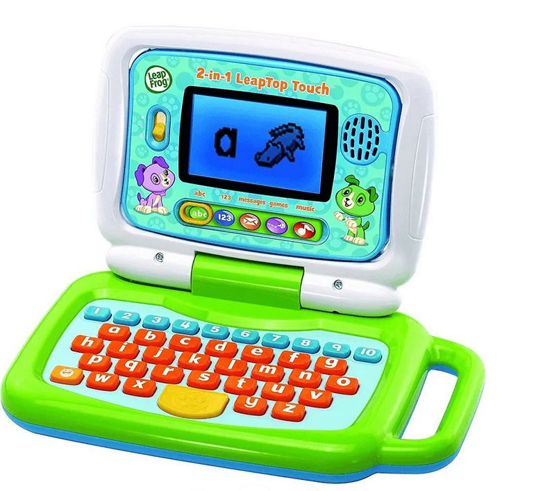 Leap Frog 2 In 1 Green Touch Leaptop