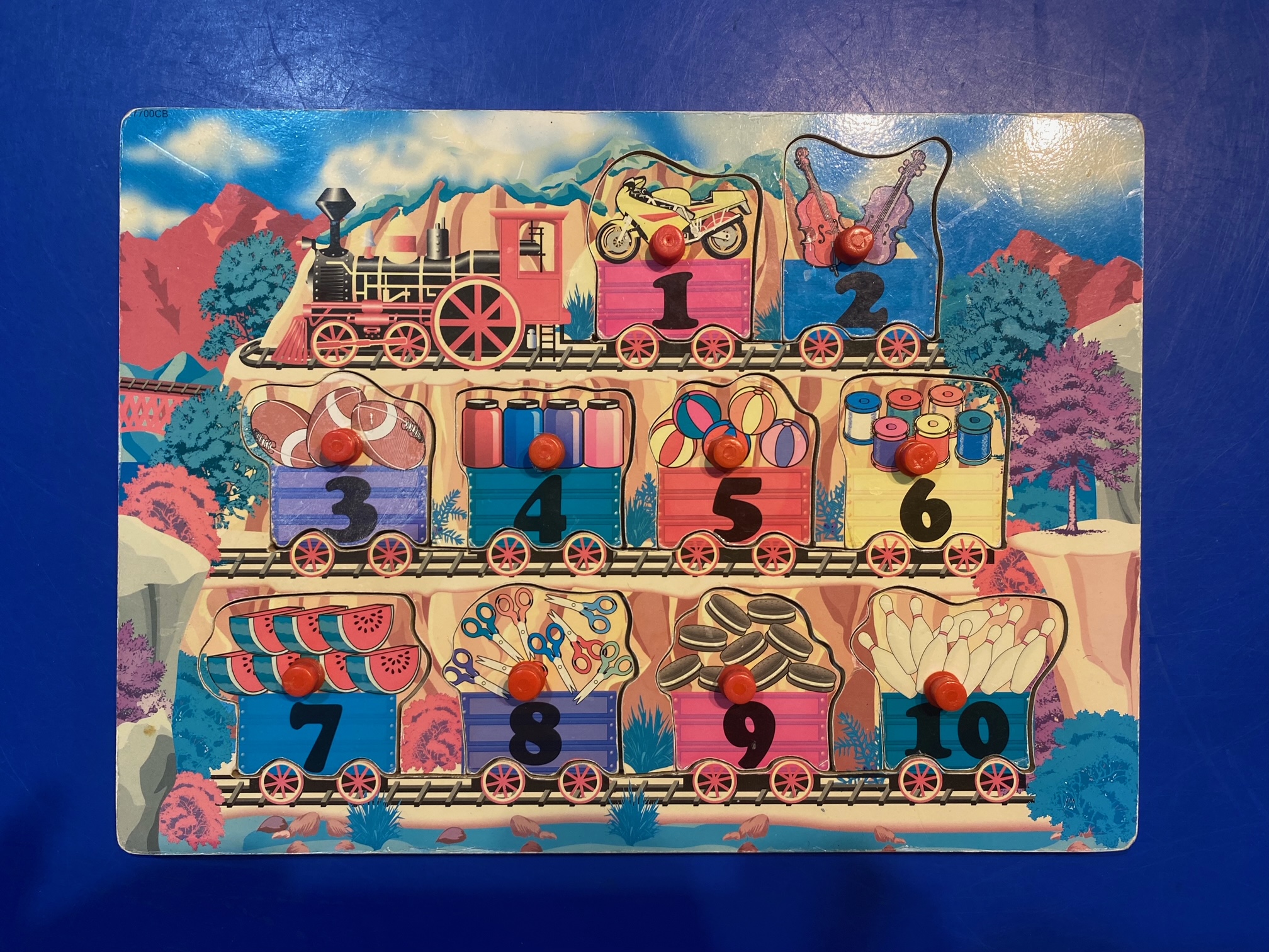 Counting train puzzle